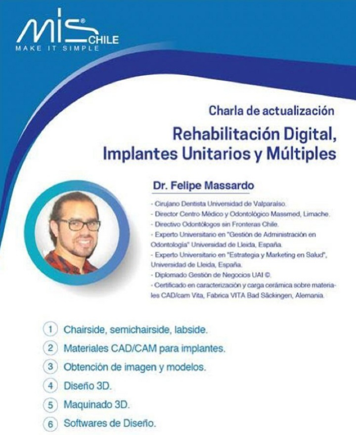 CHARLAS Y CURSOS MIS CHILE :: www.mis-implants.cl